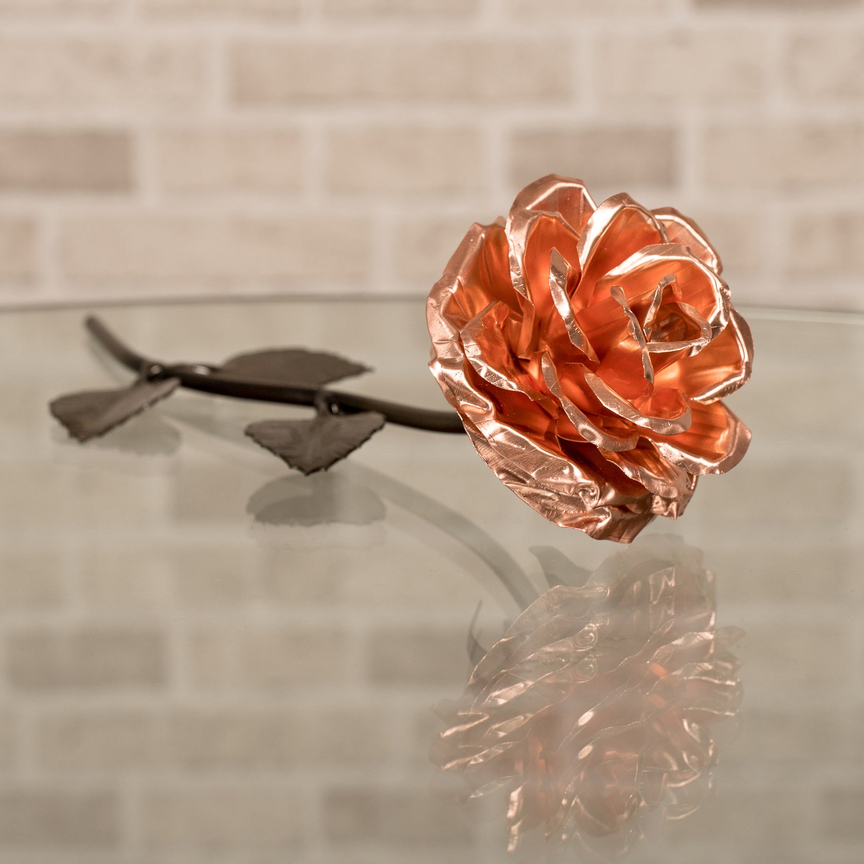 Personalized Gift - Copper Metal Rose for 7th Anniversary – Alain's ...
